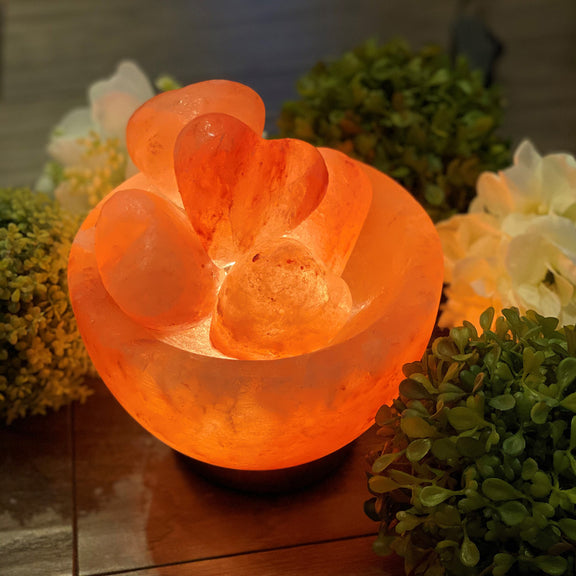 Himalayan Salt Bowl with Hearts Lamp – Q & A Himalayan Salt